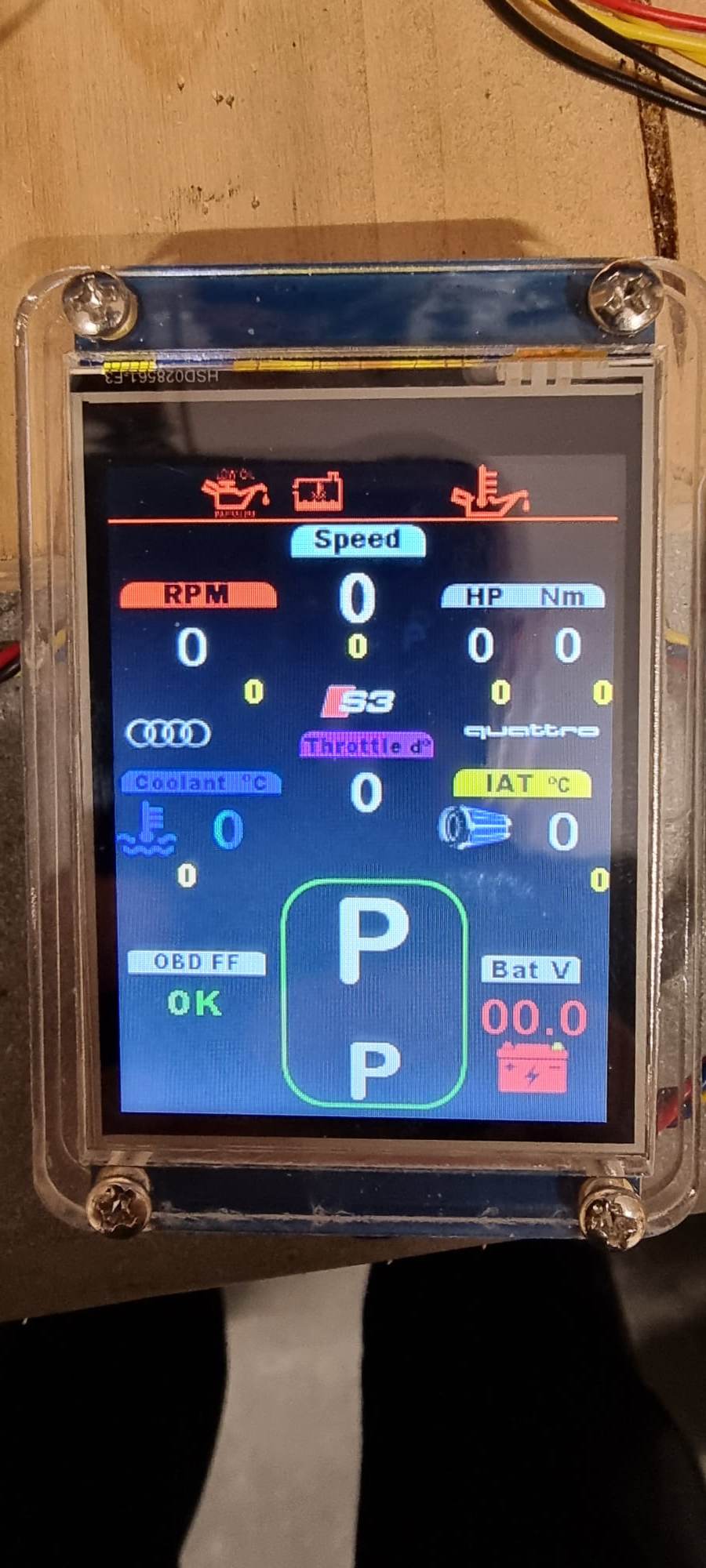custom dial screen for Volkswagen group - PDRacing